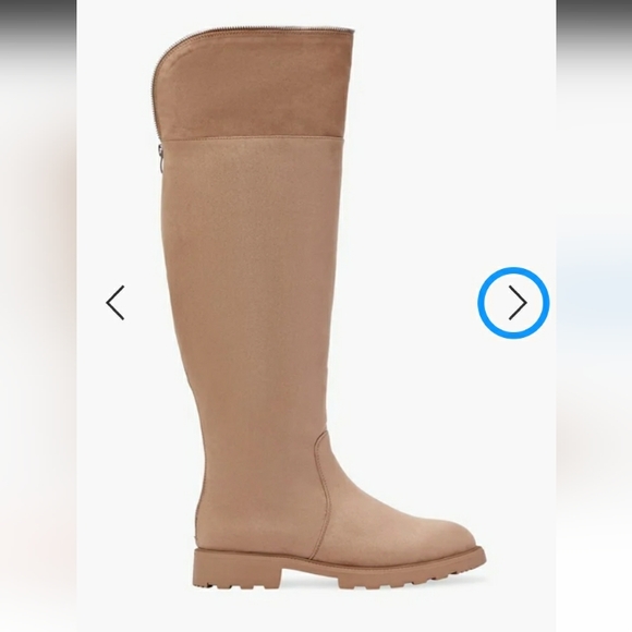 JustFab | Shoes | Just Fab Boots Womens Size 75 Demi Faux Fur Fold Over ...